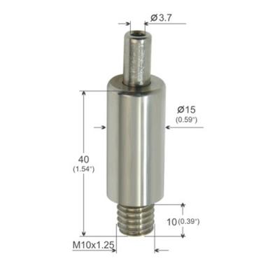 China M10*1.25 Male Thread Nickel Surface Cable Grippers For 1-3 Dia Wire YW86057 for sale