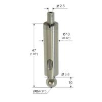 China Stainless Steel Aircraft Cable Grippers With Steel Ball At End YW86062 for sale