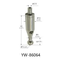 China Nickel Brass Cone Aircraft Cable Gripper For 1~2mm Cable YW86064 for sale