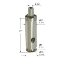 China Adjustable Nickel Plated Brass Wire Gripper 10mm Dia 27mm Length YW86065 for sale