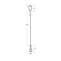China Galvanized Wire Rope Lifting Slings For Hanging Light To Prevent Fall  YW86517 for sale