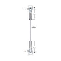 China Assembly Stainless Steel Wire Rope Slings With Double Eyelet At The Ends YW86525 for sale