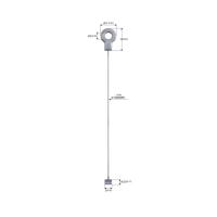 China 1mm Diameter Stainless Steel Wire Rope Sling With Dia Casting Eyelet YW86528 for sale