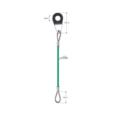 China 3mm Dia Plastic Covered Steel Wire Lifting Slings For Picture Hanging YW86531 for sale