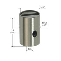 China Nickel Surface Ceiling Mounted Cable Coupler for Hanging System YW86265 for sale