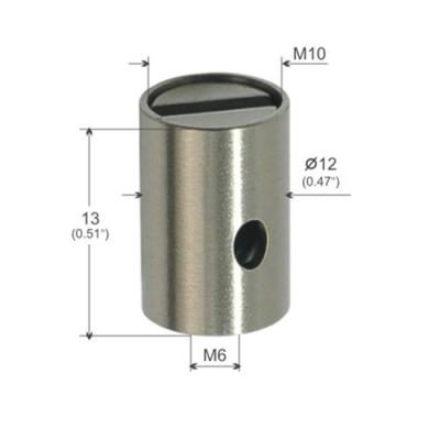 China Nickel Surface Ceiling Mounted Cable Coupler for Hanging System YW86265 for sale