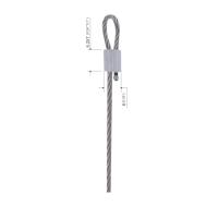 China Cable Loop Die Cast Terminals Galvanized Wire Rope Components YW86028 for sale