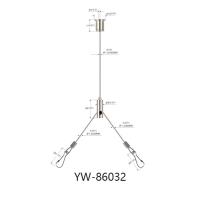 China Copper Material LED Panel Lights Y Fits Ceiling Cable Hanging Systems YW86032 for sale