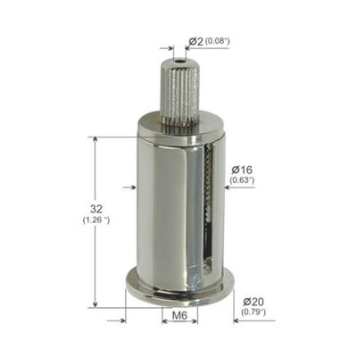China Customized LED Light Hanging  Cable Grippers Nickel Plated OEM YW86100 for sale