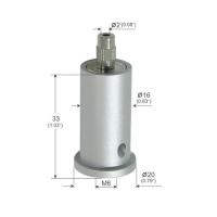 China Satin Silver Plated Lock Grippers Hanging System With A Cap YW86102 for sale