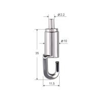 China Wire Gripper U Type Hook Tool Free Installation For Picture Hanging YW86228 for sale