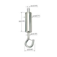 China Adjustable Wire Gripper Pring Load Hook Acoustic Panel Suspension Fittings YW86230 for sale