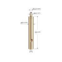 China Long Cylindrical Smart Hanging Cable Gripper 9x58mm Brass Material YW86412 for sale