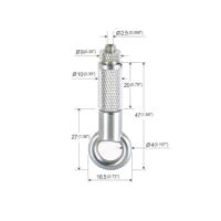China Brass+Iron Material Grip Wire Grippers For Stainless Steel Cable YW86416 for sale