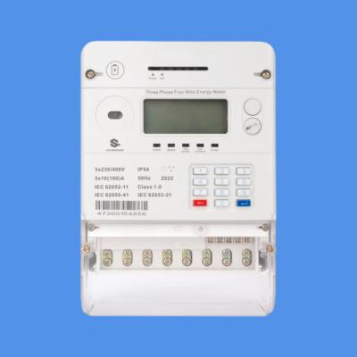China Digital LCD or LED Display Prepaid Electricity Meters With LORAWAN Communication for sale