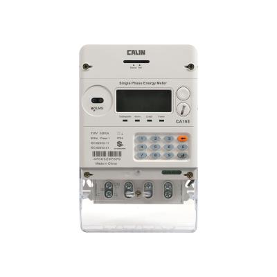 China Smart Electric Meters , Plug - In Module Single Phase Electronic Meter for sale