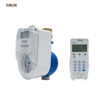 China Botswana Brass Body Tamper Prevention STS Prepaid Water Meter with CIU Keypad Wireless connection for sale