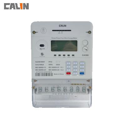 China STS Prepaid Three Phase Power Meters 20 Digits Token Low Credit Warning Tamper Protection for Africa for sale