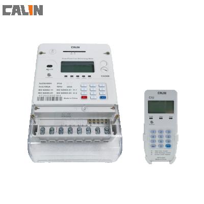 China 3 Phase Commercial Wireless Electricity Meter , Class 1S STS Prepaid Meters for sale