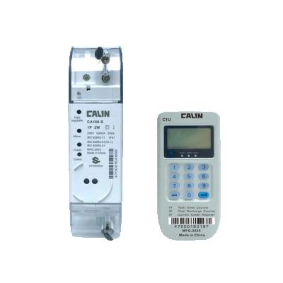 China Split Type STS Single Phase Electric Meter , Plc G3 Rf  Din Rail Power Meter for sale