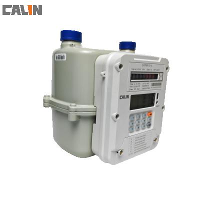 China Domestic GPRS Remote Reading Prepaid Gas Meter With AMR / AMI System for sale