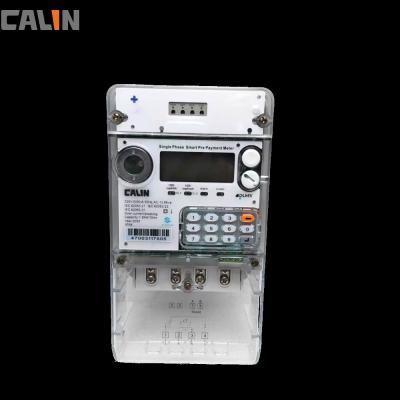 China Single Phase Smart Prepaid Energy Meter with Class 1 Accuracy 60A/80A/100A Max Current and IEC62052-11/IEC62053-21 Standard for sale