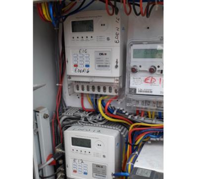 China 220V Reference Voltage Electric Smart Meter Providing Operating Temperature Range Minus 10 Celsius To 55 Celsius Data for Utility Companies for sale