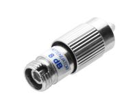 China Male To Female Fiber Optic Attenuator , LC SC Singlemode Fixed Optical Attenuator for sale