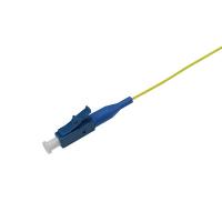 China ISO9001 LC / UPC Fiber Optic Pigtail Wire With LSZH / PVC Yellow Color for sale