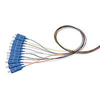 China FOS SC UPC Fiber Optic Pigtails 12 Colors G652D / G657A2 Grade for sale