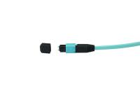 China 144core Mpo Fiber Patch Cord , OM3 OM4 Mpo Trunk Cable for sale