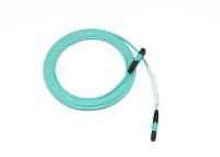 China 144core Mpo Fiber Patch Cord , OM3 OM4 Mpo Trunk Cable for sale