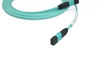 China 144core Mpo Fiber Patch Cord , OM3 OM4 Mpo Trunk Cable for sale