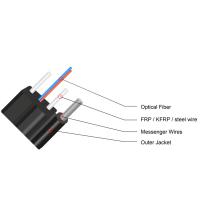 China 2 Core  Fiber Optic FTTX Cable SM/MM GJYXCH Anti Bending for sale