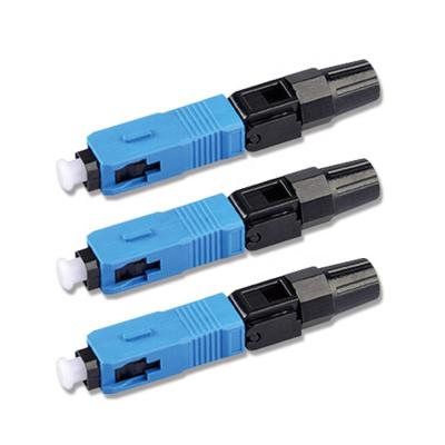China SC-UPC Or SC-APC Single Mode Fiber Optic Fast Connector Ftth Use RoHS Listed for sale