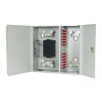 China FTTH 48C Indoor Fiber Optic Distribution Box With Two Doors for sale