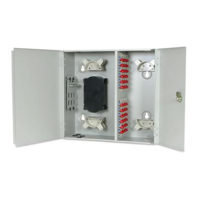 China FTTH 48C Indoor Fiber Optic Distribution Box With Two Doors for sale