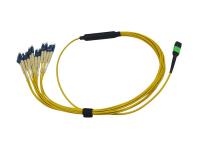 China 12core 24core MTP MPO Fiber Cable 3.0mm Single Jacket Or 4.6mm Double Jacket for sale