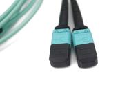 China MTP PC- MTP PC Data Center Fiber Optic Cable , Fiber Optic 24 Core 48core OM3 OM4 for sale