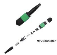 China MPO Mtp Fiber Connector Molded MT Ferrule For FTTX Networking Cabling for sale