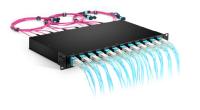 China HD Date Center Mpo Lc Cassette , 1U 2U 4U Mtp Box For Patch Panel for sale
