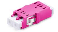 China 10G OM4 Duplex Multimode Fiber Coupler LC/UPC To LC/UPC Without Flange for sale