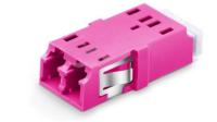 China 10G OM4 Duplex Multimode Fiber Coupler LC/UPC To LC/UPC Without Flange for sale