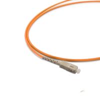 China OM1 Simplex 3.0mm Sc To Sc Multimode Fiber Patch Cable , Orange Uniboot Patch Cord for sale