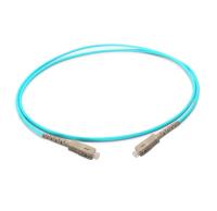 China OM3 Simplex Custom Fiber Patch Cable , 3.0mm LSZH Multimode Fiber Jumpers for sale