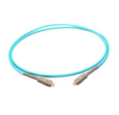 China OM3 Simplex Custom Fiber Patch Cable , 3.0mm LSZH Multimode Fiber Jumpers for sale