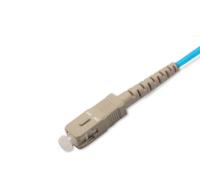 China OM3 Simplex Custom Fiber Patch Cable , 3.0mm LSZH Multimode Fiber Jumpers for sale