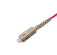 China SC UPC To SC UPC OM4 Fiber Optic Patch Cable 1m / 5m Length for sale