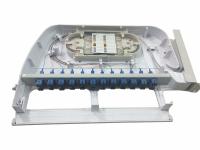China Rotary SC Simplex 1u 24 Port Outdoor Fiber Patch Panel Rack Mount for sale