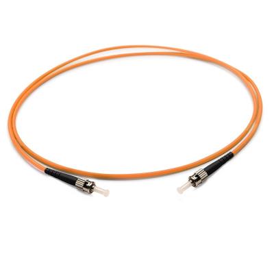 China ST/UPC-ST/UPC Muiltmode OM2 Fiber Optic Patch Cord LSZH/PVC Material for sale